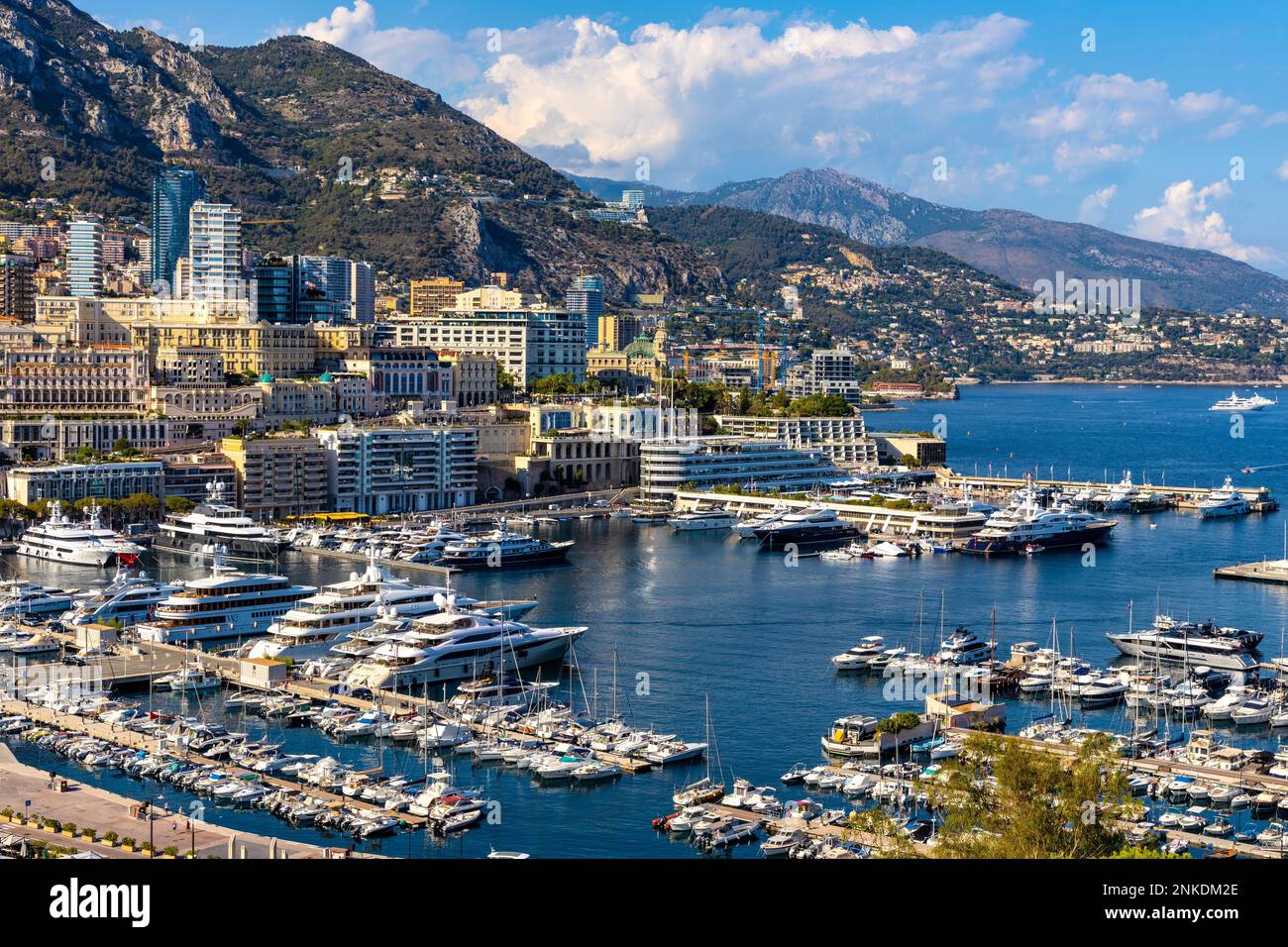 Monaco, France - August 2, 2022: Panoramic view of Monaco metropolitan ...