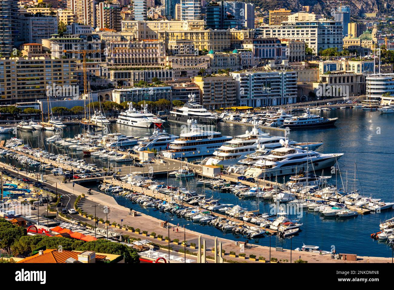 Monaco, France - August 2, 2022: Panoramic view of Monaco metropolitan ...