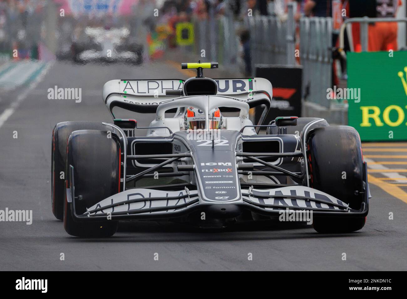 April 9, 2022, Melbourne, Australia: Yuki Tsunoda (JPN) #22 from the ...