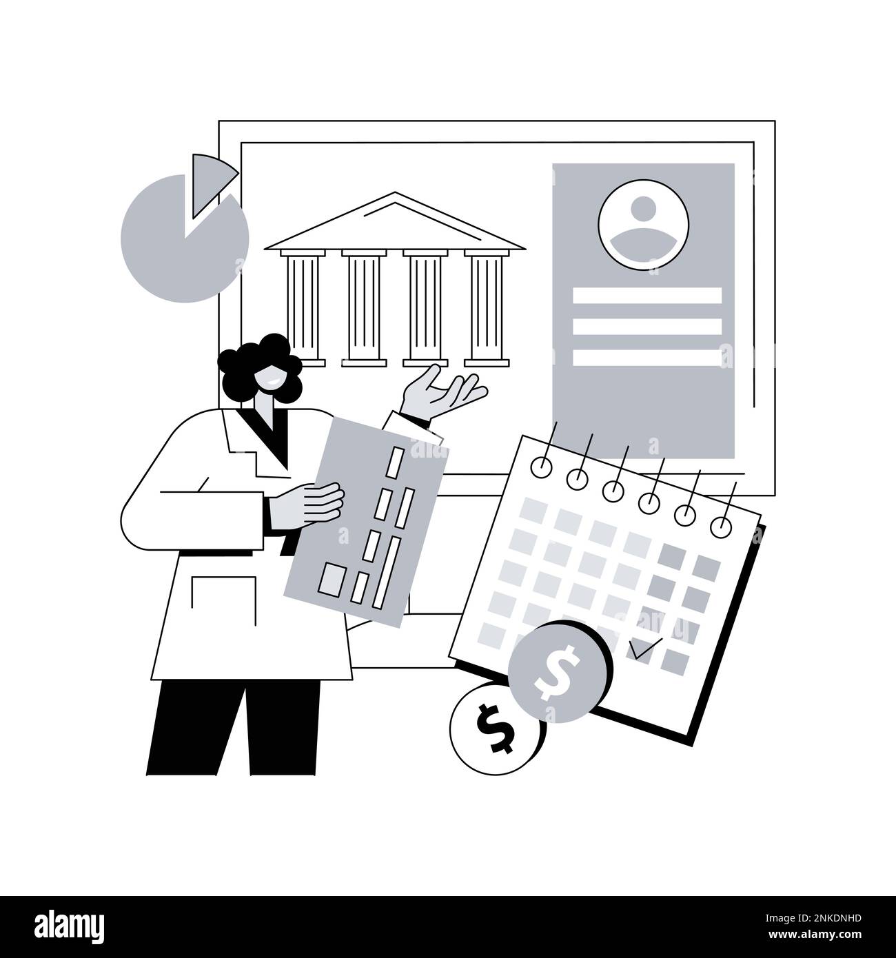 Billing agreement Stock Vector Images - Alamy