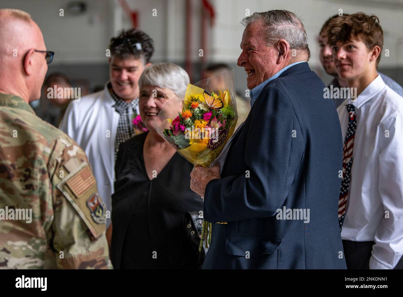 Lt. Col. Dennis Bird’s family are greeted by 121st Air Refueling Wing ...
