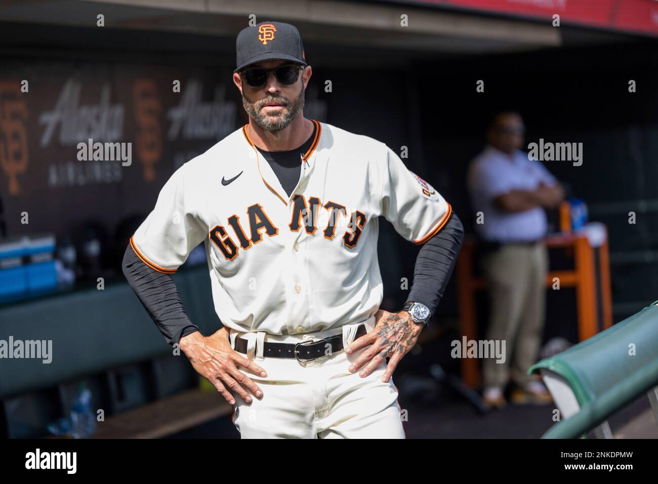 SAN FRANCISCO, CA - APRIL 08: San Francisco Giants manager Gabe Kepler ...