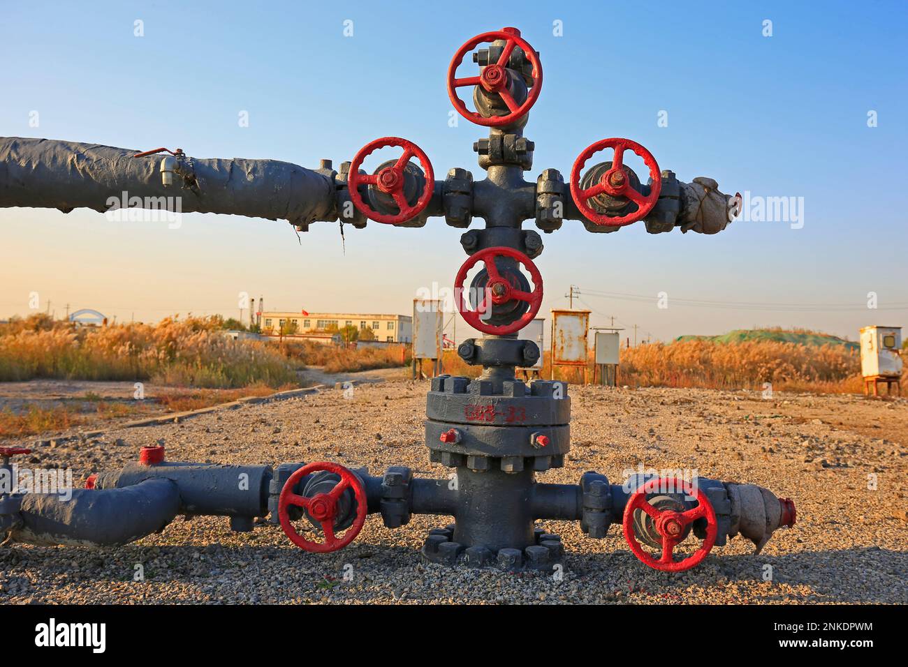 Pipes and valves Stock Photo - Alamy