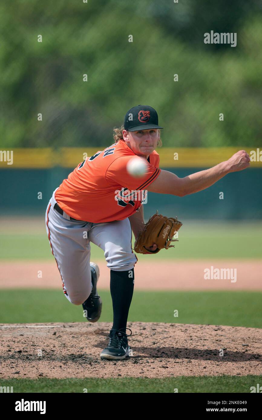 Baltimore Orioles pitcher Nolan Hoffman (52) during a MiLB Spring ...