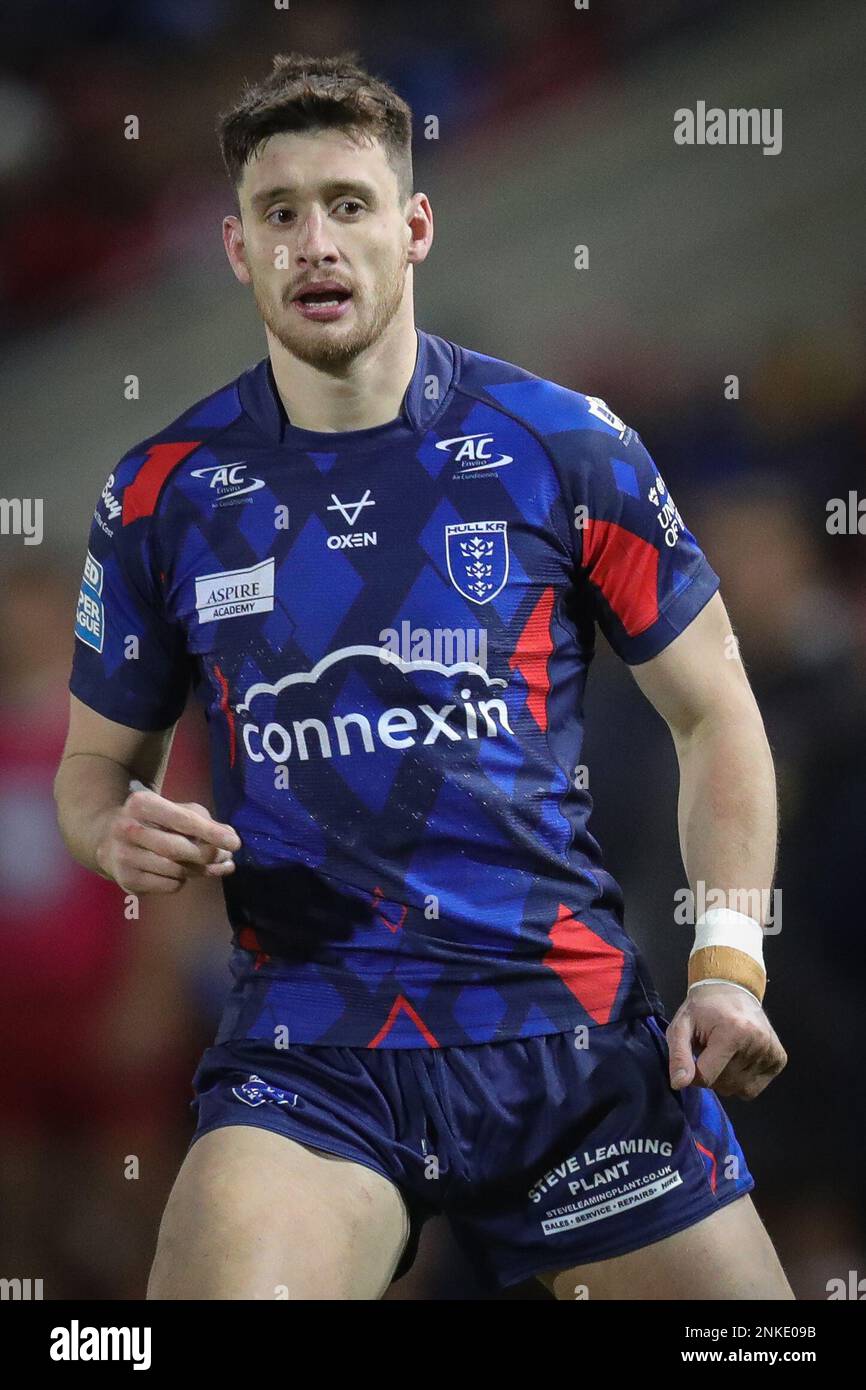 Sam Wood #24 of Hull KR during the Betfred Super League Round 2 match ... Sam Wood #24 of Hull KR during the Betfred Super League Round 2 match ...
