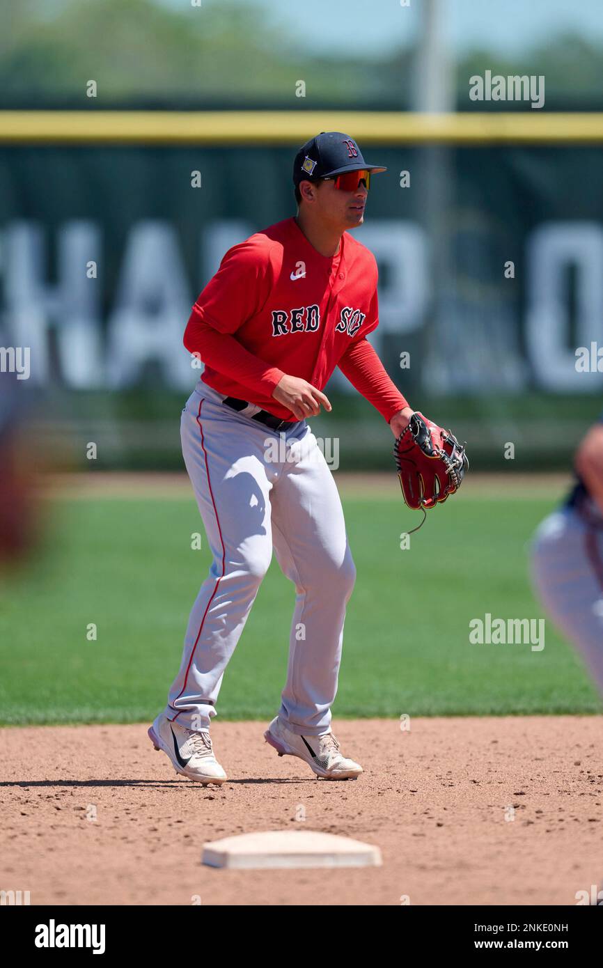 Boston Red Sox second baseman Nick Yorke during a MiLB Spring Training ...