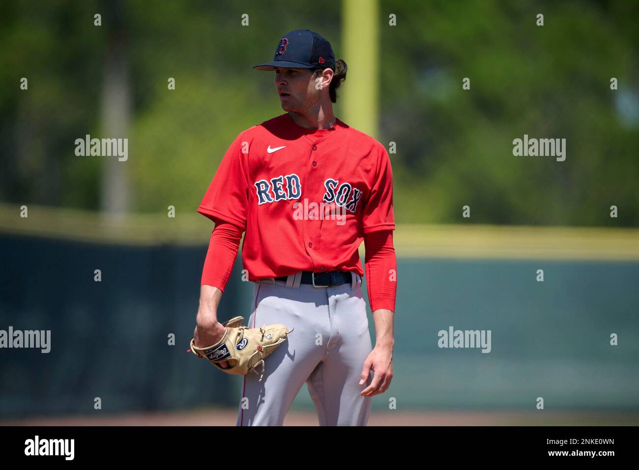 Boston Red Sox pitcher Shane Drohan (88) during a MiLB Spring Training ...