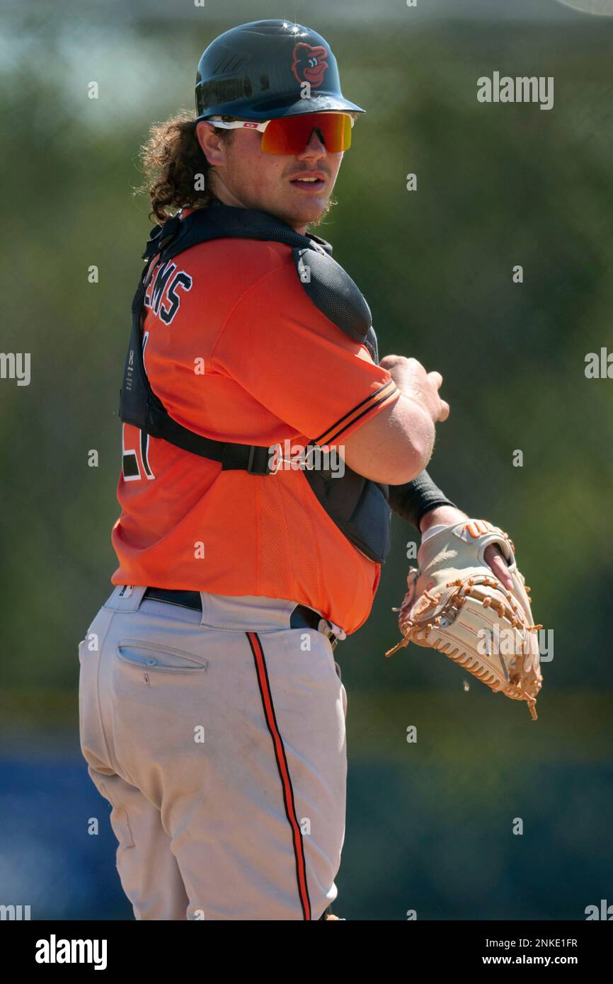 Baltimore Orioles catcher Creed Willems (21) during a MiLB Spring ...