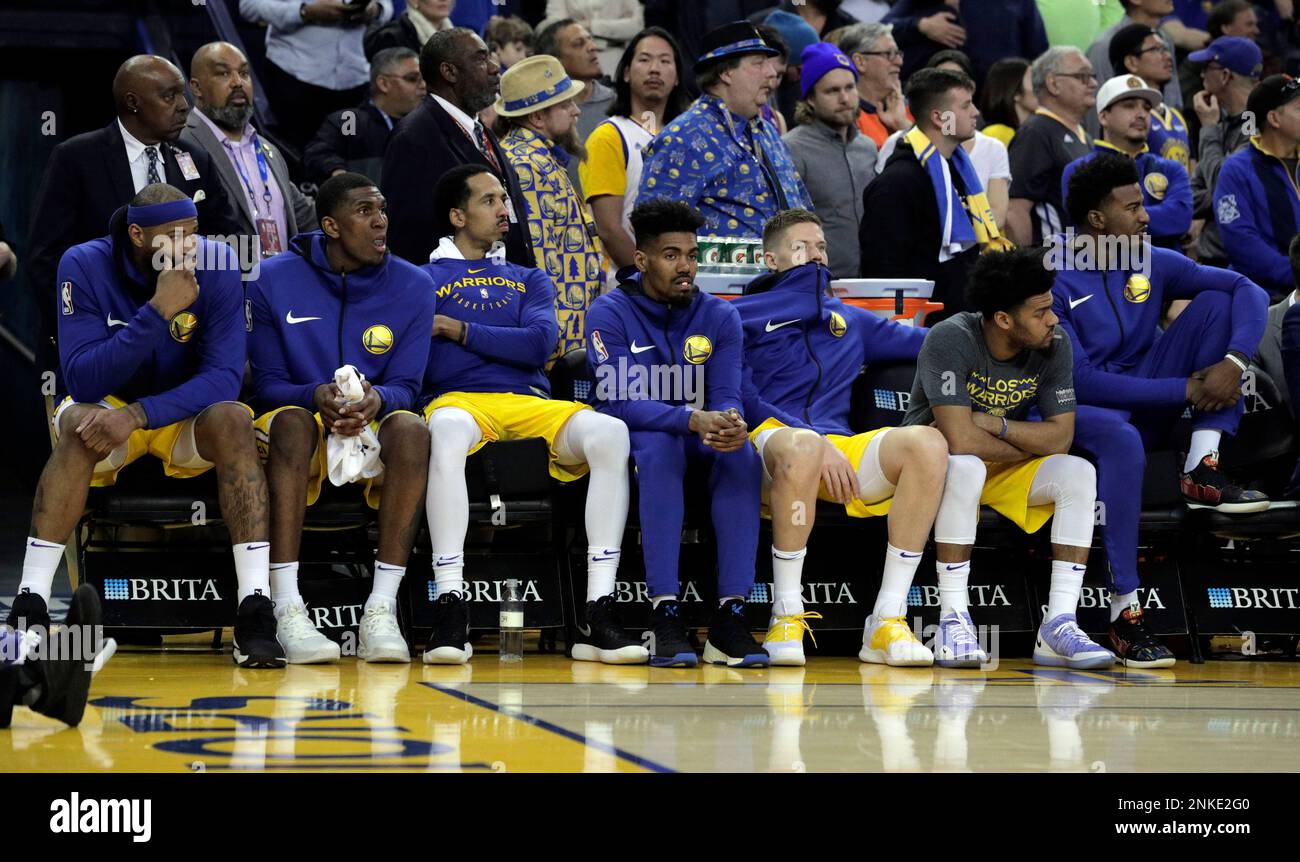 Oracle Arena Warriors Bench