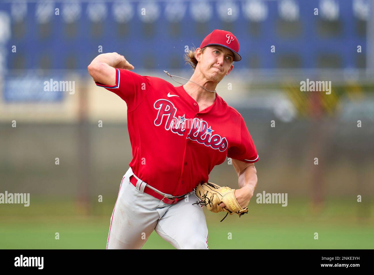 Philadelphia Phillies pitcher Ben Brown (46) during MiLB Spring ...