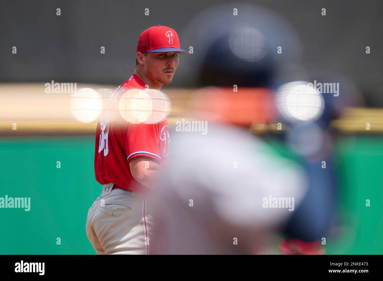 Philadelphia Phillies pitcher Kyle Dohy (39) during a MiLB Spring ...