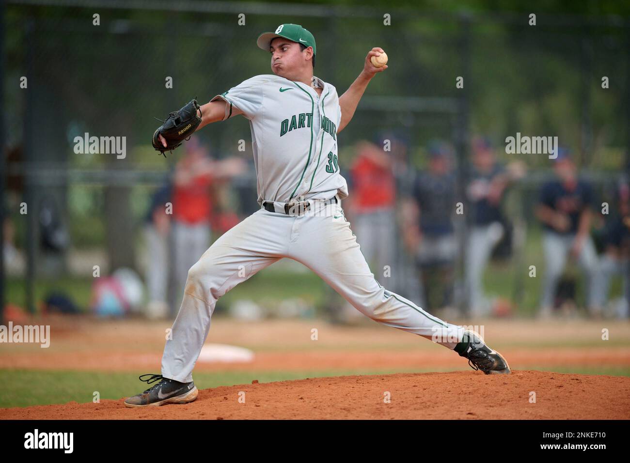 Dartmouth Big Green pitcher Devin Milberg (30) during an NCAA baseball ...