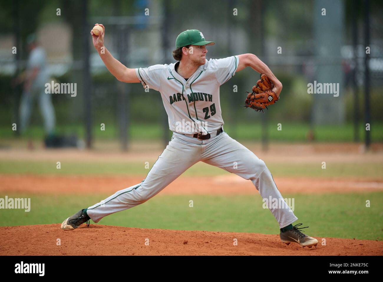 Dartmouth Big Green pitcher Jack Metzger (29) during an NCAA baseball ...