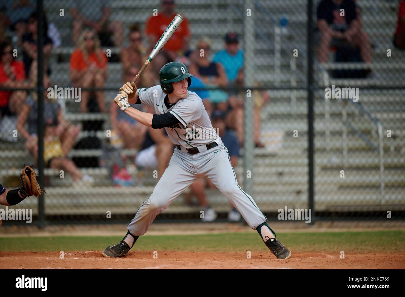 Dartmouth Big Green third baseman Connor Bertsch (23) bats during an ...