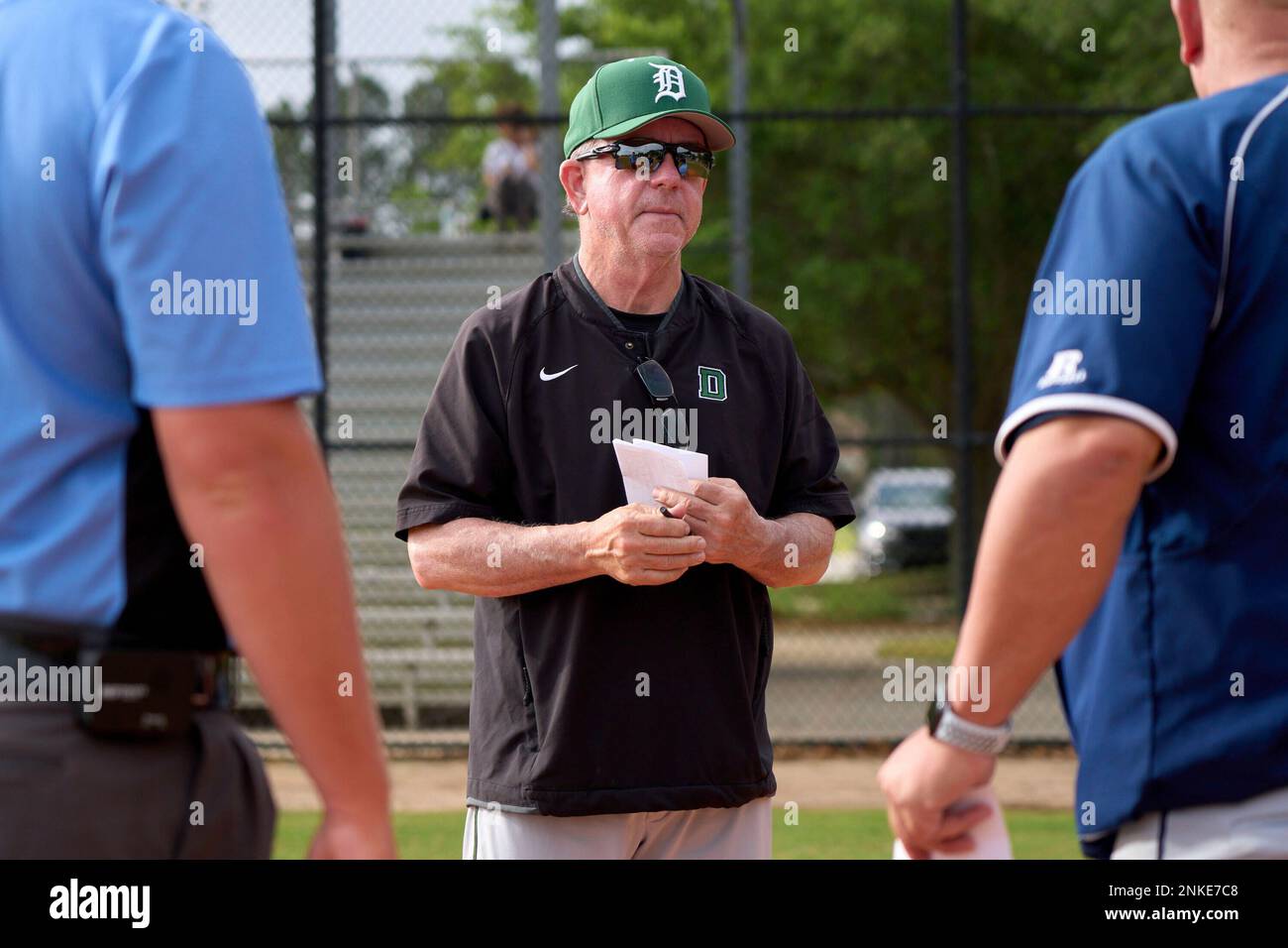 Dartmouth Big Green head coach Bob Whalen (2) during the lineup ...