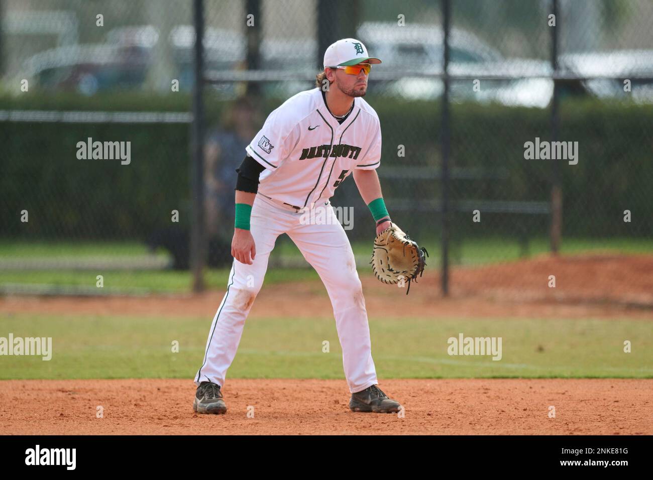 Dartmouth Big Green first baseman Justin Murray (5) during an NCAA ...