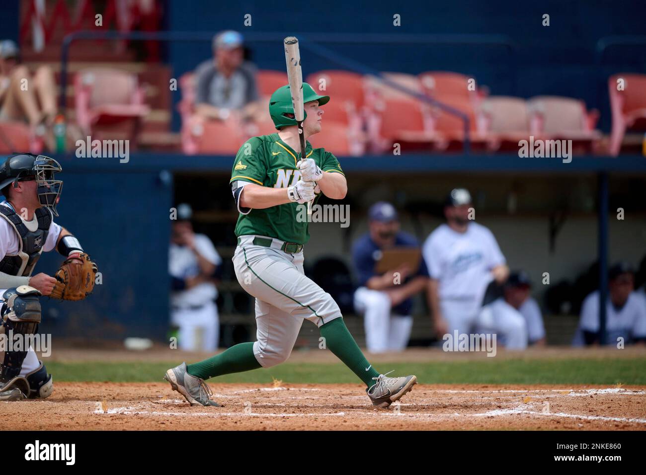 North Dakota State Bison first baseman Brock Anderson (11) bats during ...