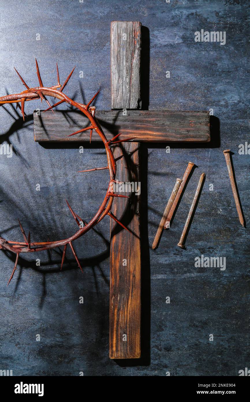 Crown Of Thorns Cross Nails