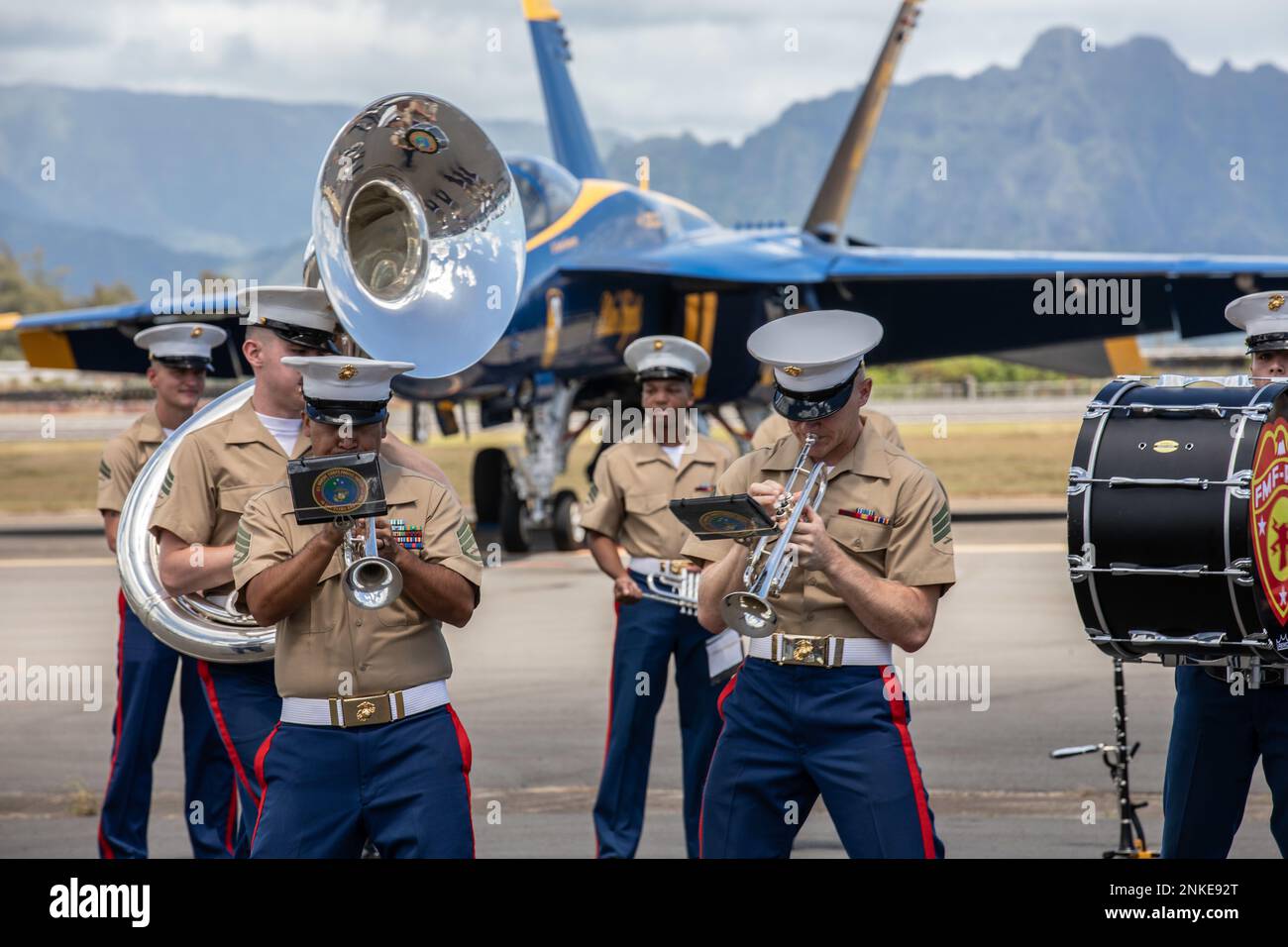 The U.S. Marine Corps Forces, Pacific Band provides live entertainment ...