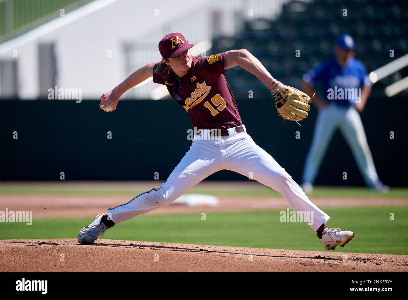 Minnesota Golden Gophers pitcher George Klassen (19) during an NCAA ...