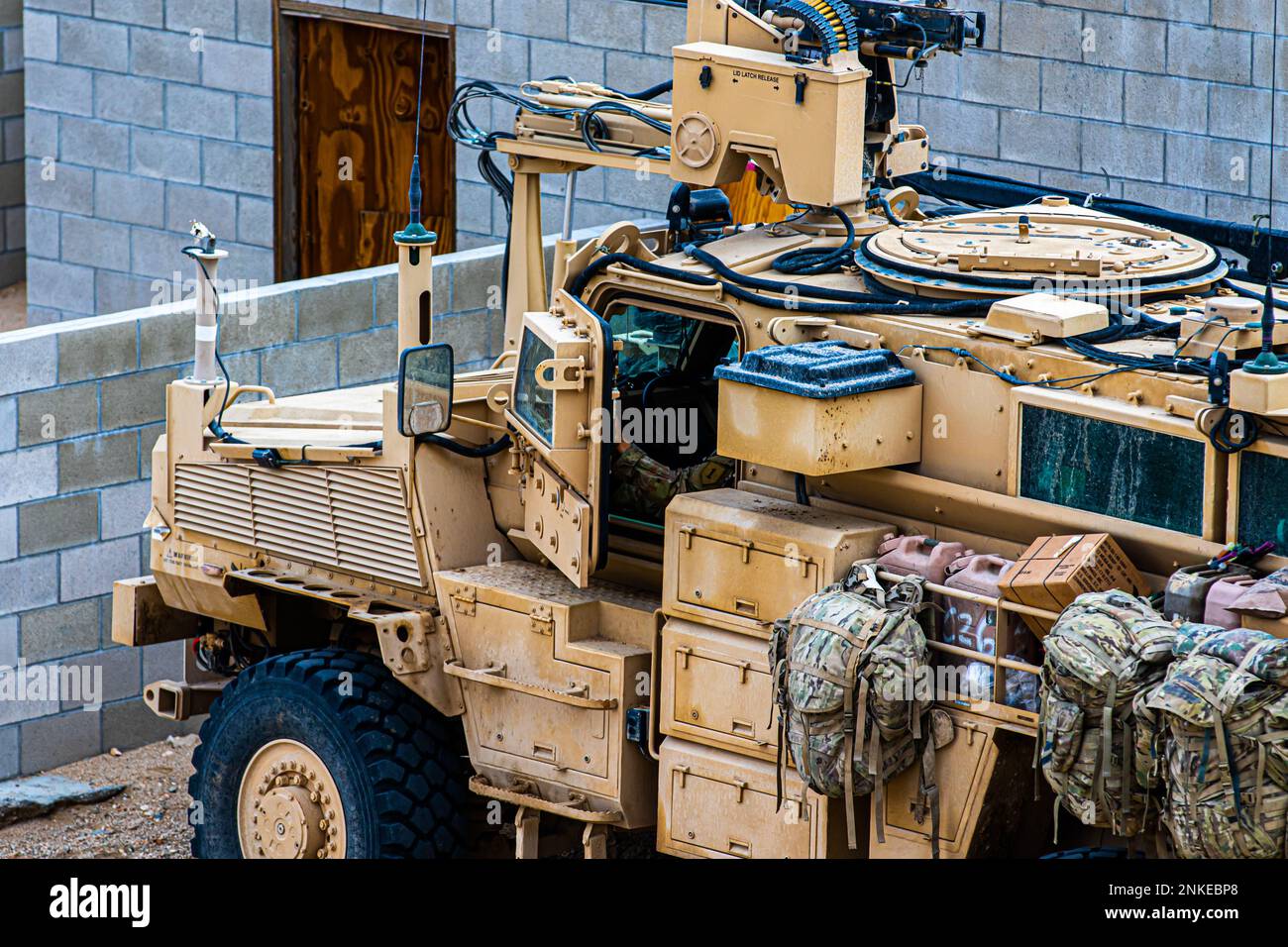 A 2nd Armored Brigade Combat Team, 1st Infantry Division Soldier enters ...