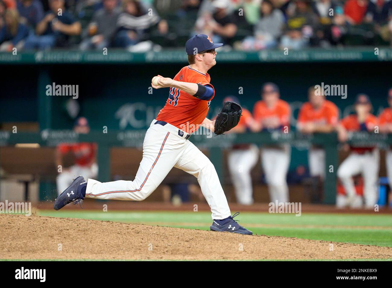 Auburn Tigers pitcher John Armstrong (41) during an NCAA baseball game ...