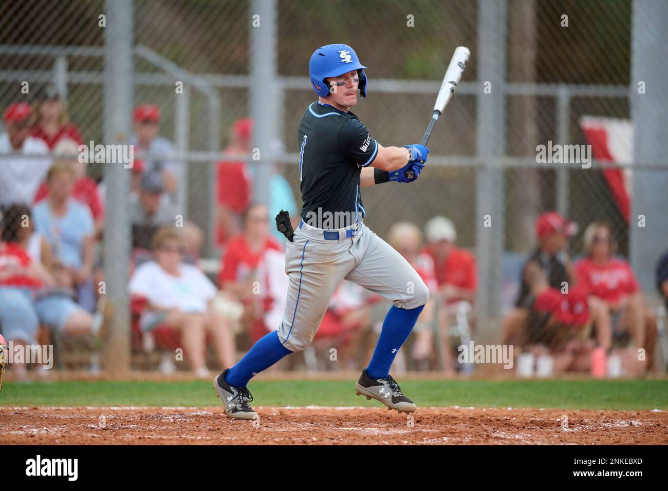 Indiana State Sycamores Jordan Schaffer (1) bats during a game against ...