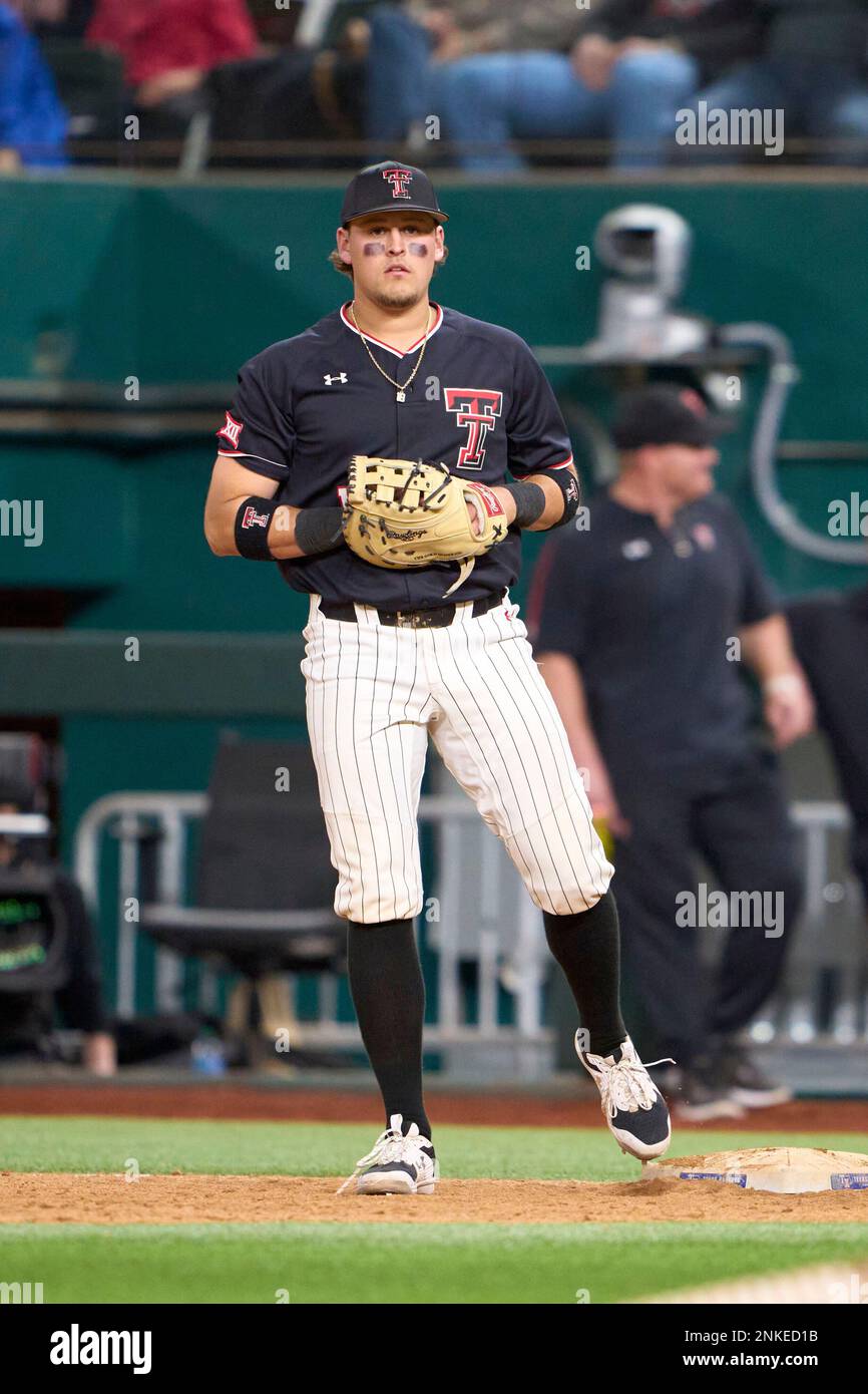 Texas Tech Red Raiders first baseman Cole Stilwell (18) during an NCAA ...