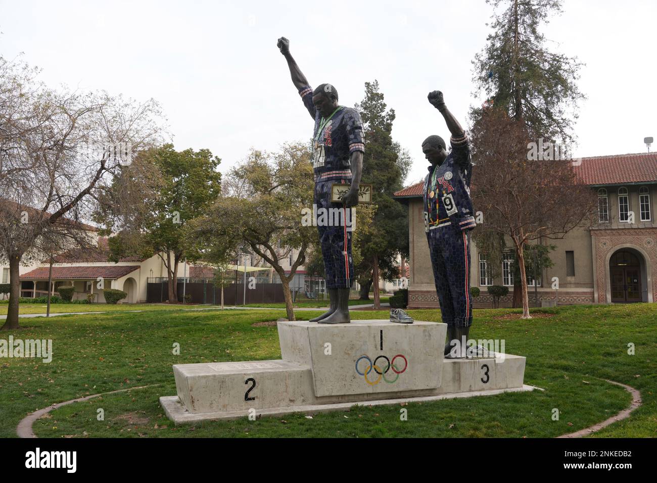 San Jose, United States. 19th Dec, 2022. A statue sculpture depicting ...