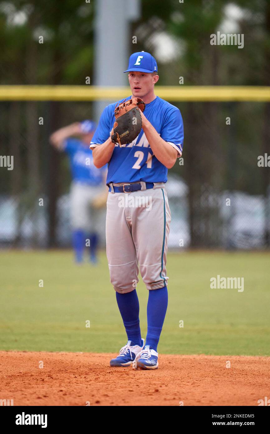 Eastern Florida State College Titans first baseman Ryne Wallace (24 ...
