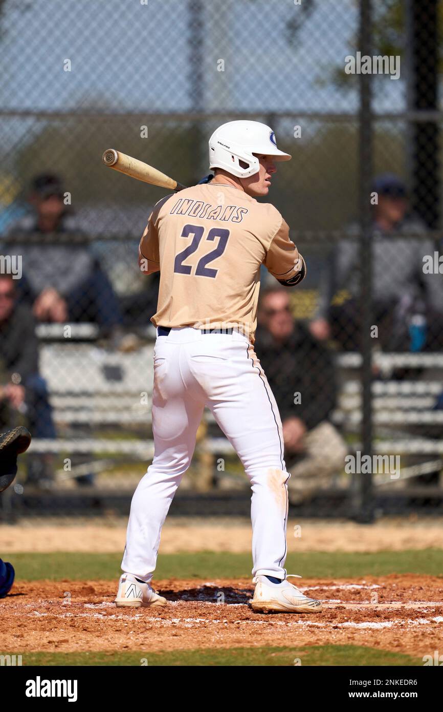 Chipola Indians Tucker Flint (22) bats during a game against the ...