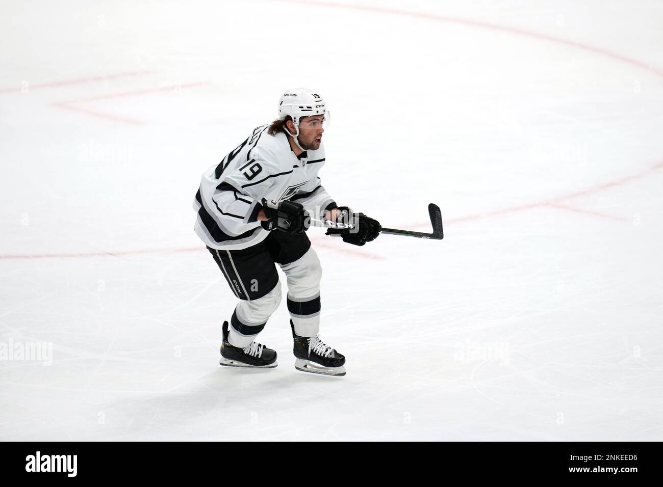 Los Angeles Kings left winger Alex Iafallo (19) during an NHL hockey ...