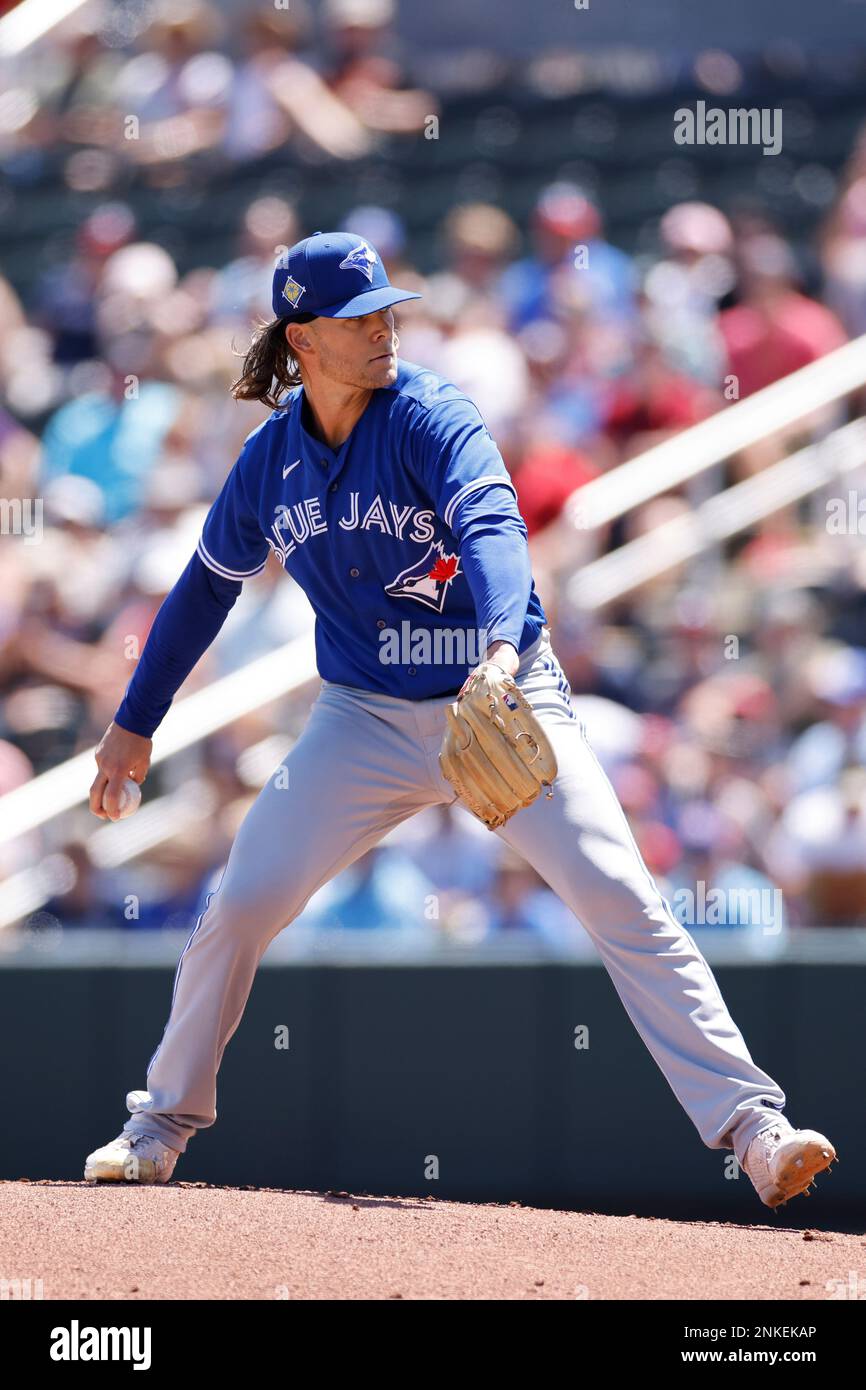 NORTH PORT, FL - MARCH 28: Toronto Blue Jays starting pitcher Shaun ...