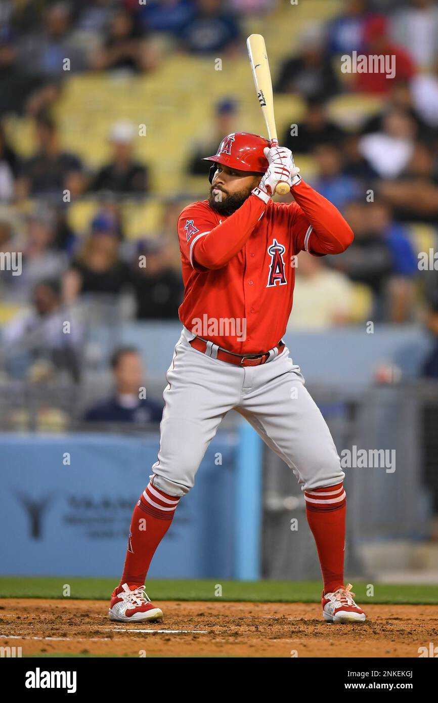 LOS ANGELES, CA - APRIL 05: Los Angeles Angels third baseman Jose Rojas ...