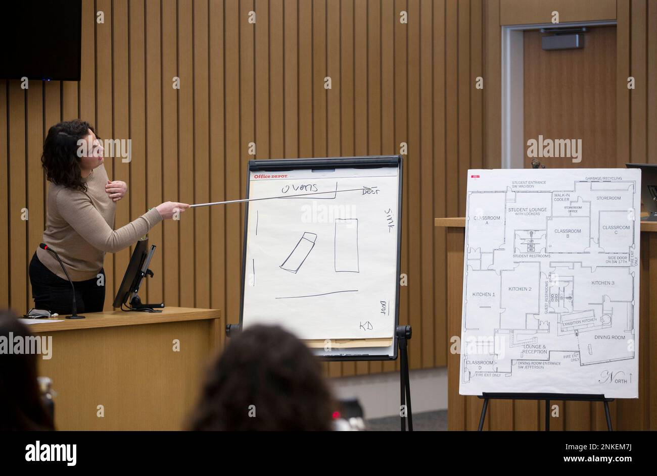 Witness Kathleen Dooley testifies at the murder trial of Nancy Crampton ...