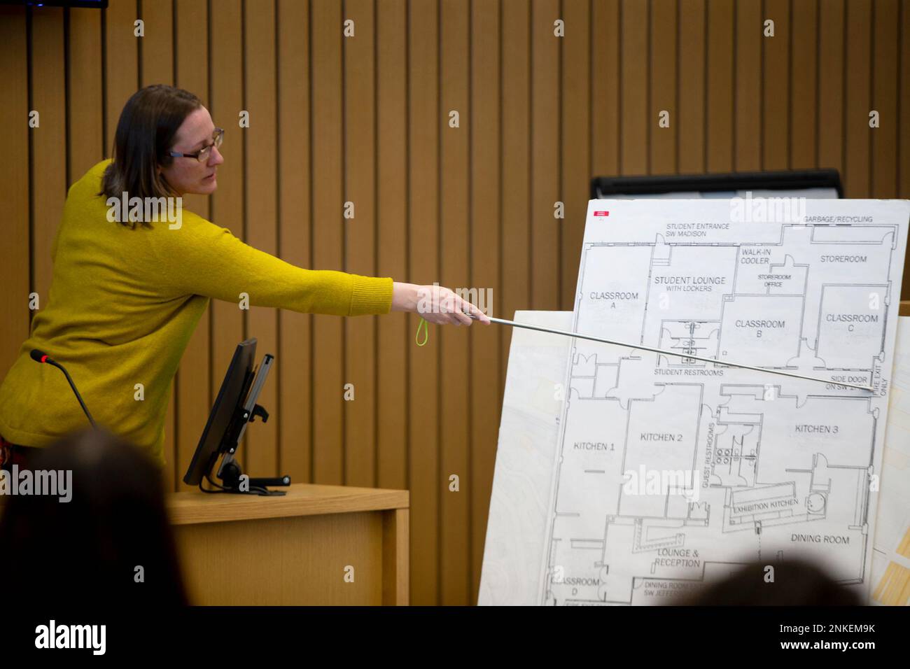 Witness Dorothy Sadie Damon testifies at the murder trial of Nancy ...