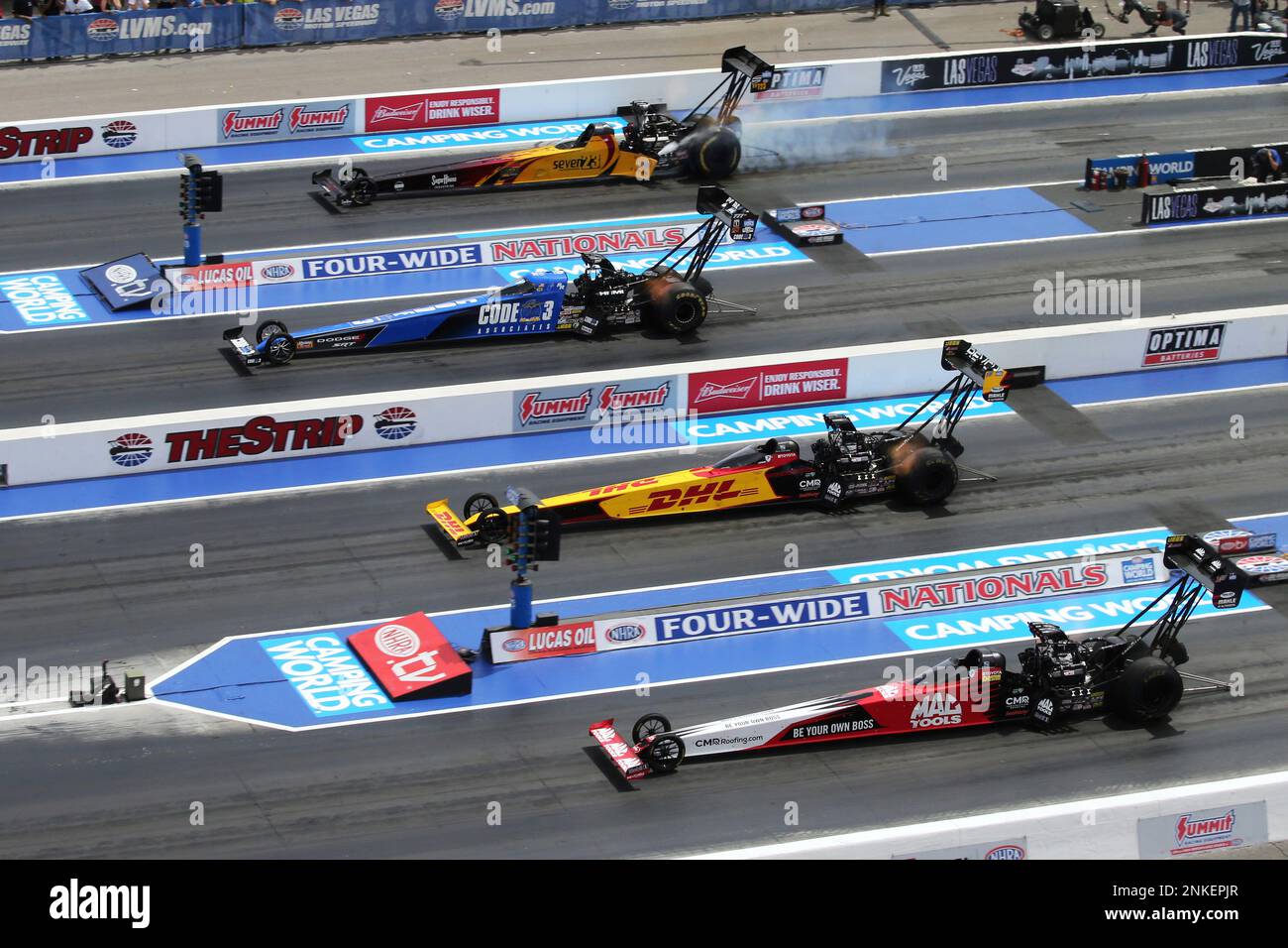 LAS VEGAS, NV - APRIL 03: Doug Kalitta (10 TF) Mac Tools NHRA Top Fuel ...