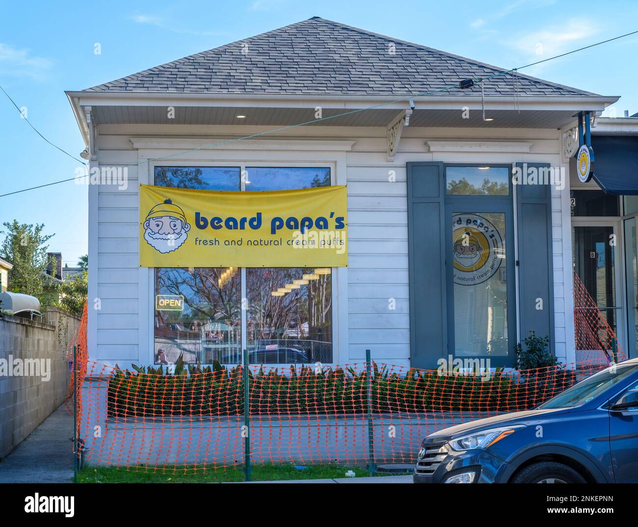 NEW ORLEANS, LA, USA - FEBRUARY 13, 2023: Front of Beard Papa's Cream ...