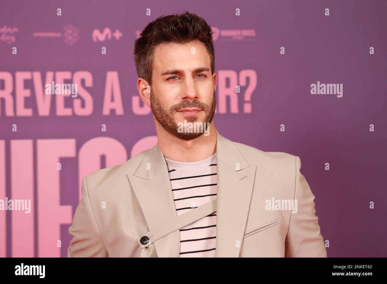 Actor Dani Tatay posing during the presentation of the film 'El juego ...