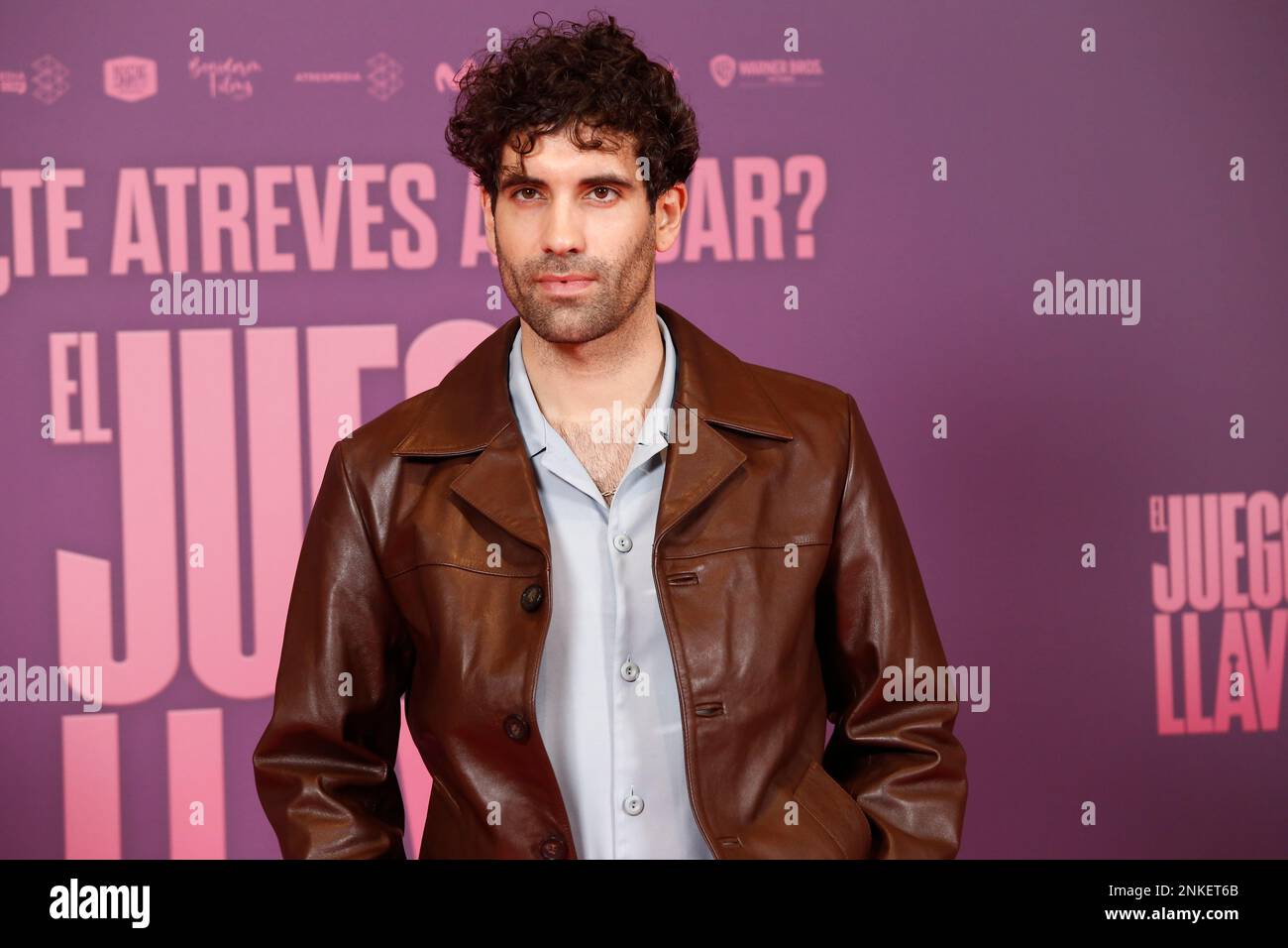 The actor Tamar Novas posing during the presentation of the film 'El ...