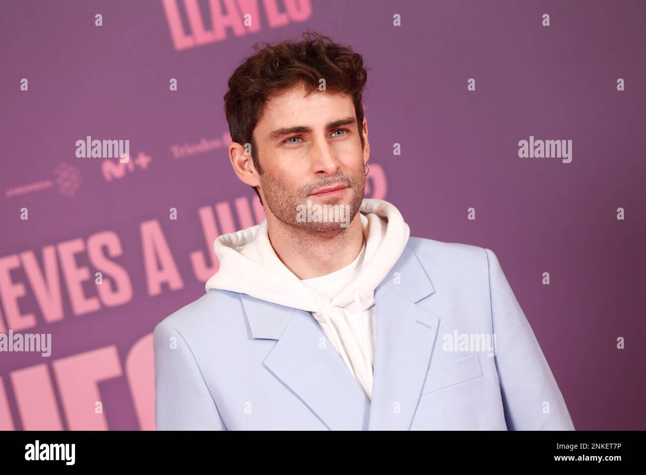 The actor Fernando Guallar posing during the presentation of the film ...