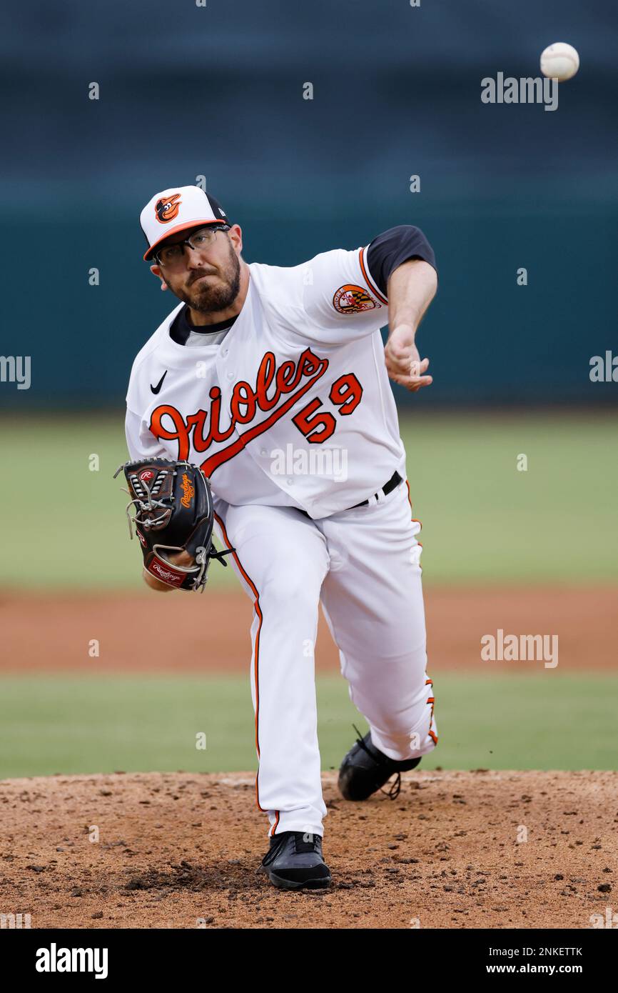 SARASOTA, FL - MARCH 24: Baltimore Orioles pitcher Zac Lowther (59 ...