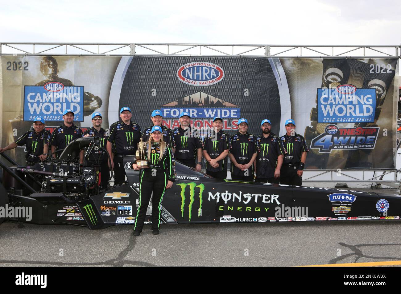 LAS VEGAS, NV - APRIL 03: Brittany Force (2 TF) Monster Energy NHRA Top ...