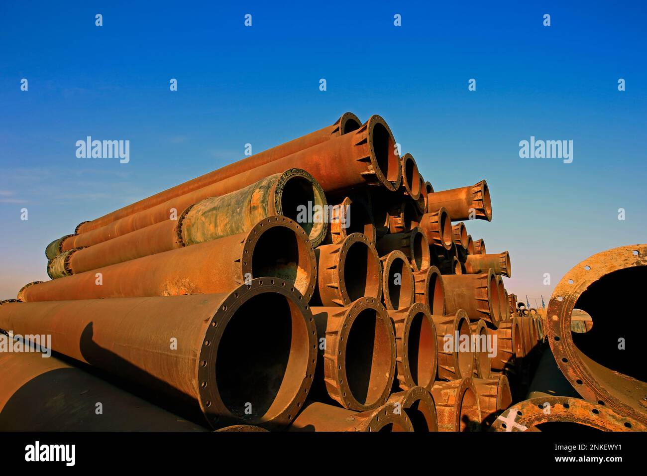The rusty pipe Stock Photo - Alamy