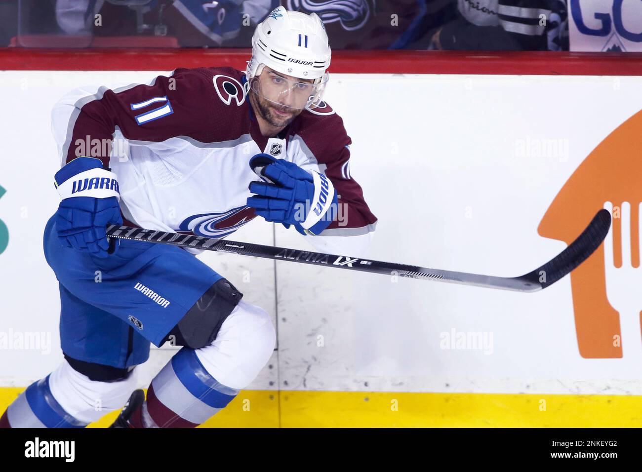 NHL profile photo on Colorado Avalanche player Andrew Cogliano at a ...
