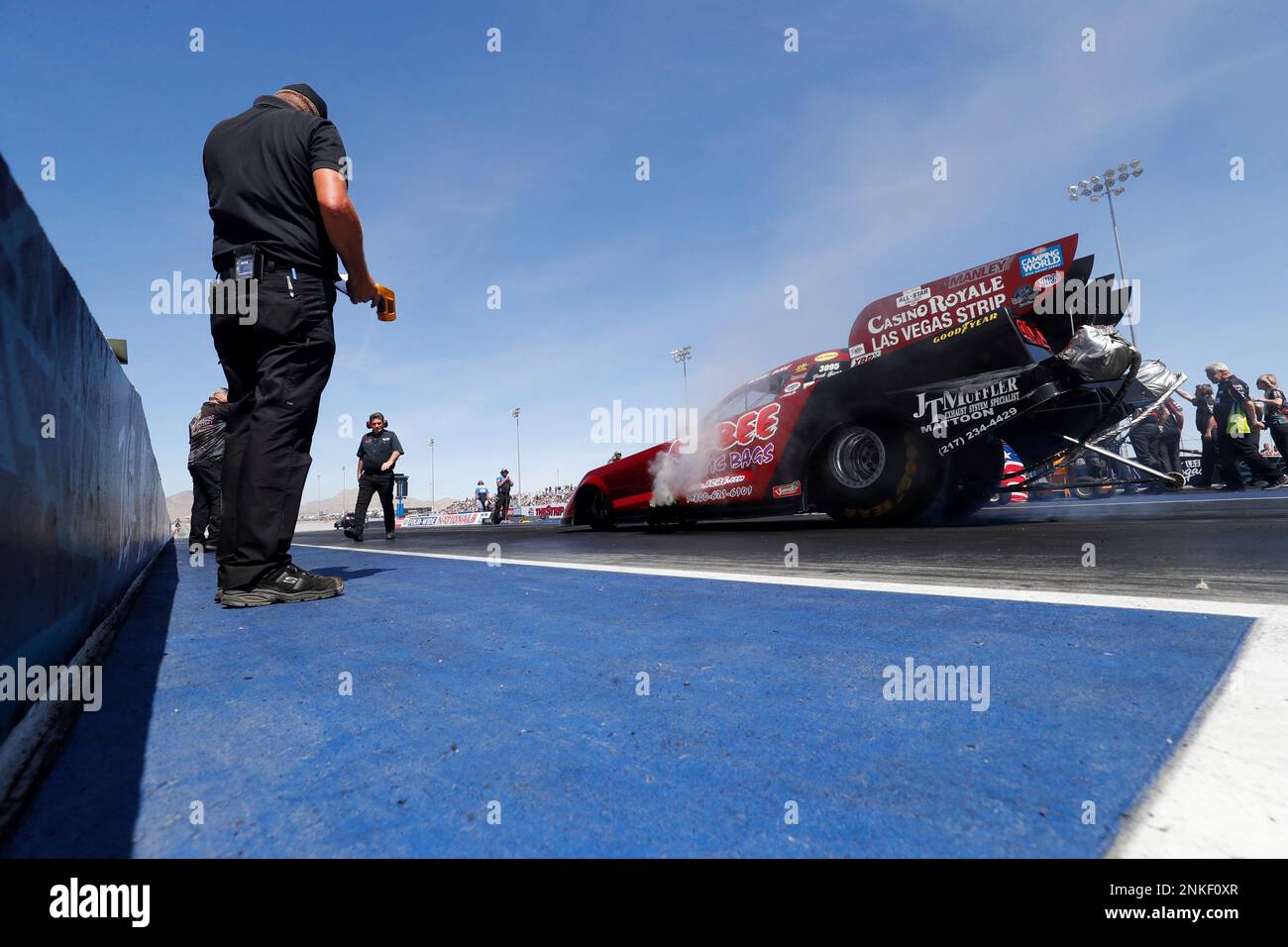 LAS VEGAS, NV - APRIL 02: Bob Bode (340 FC) Ford Mustang NHRA Funny Car ...