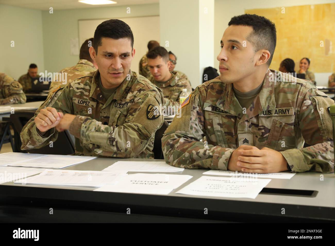 U.S. Army Reserve Soldiers from the 369th Special Troops Battalion ...