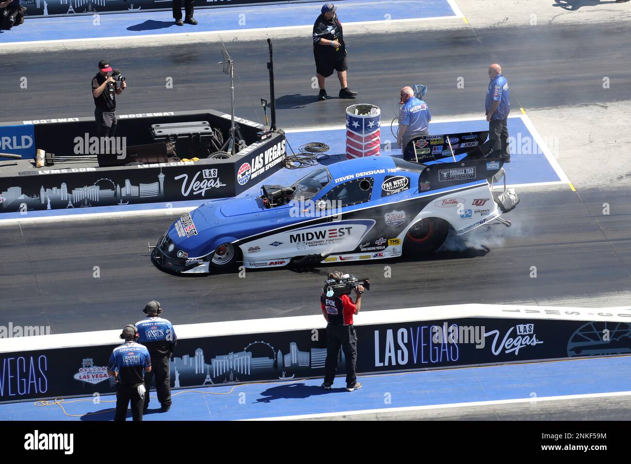 LAS VEGAS, NV - APRIL 01: Steven Densham (700 FC) Fuel Coupe NHRA Funny ...