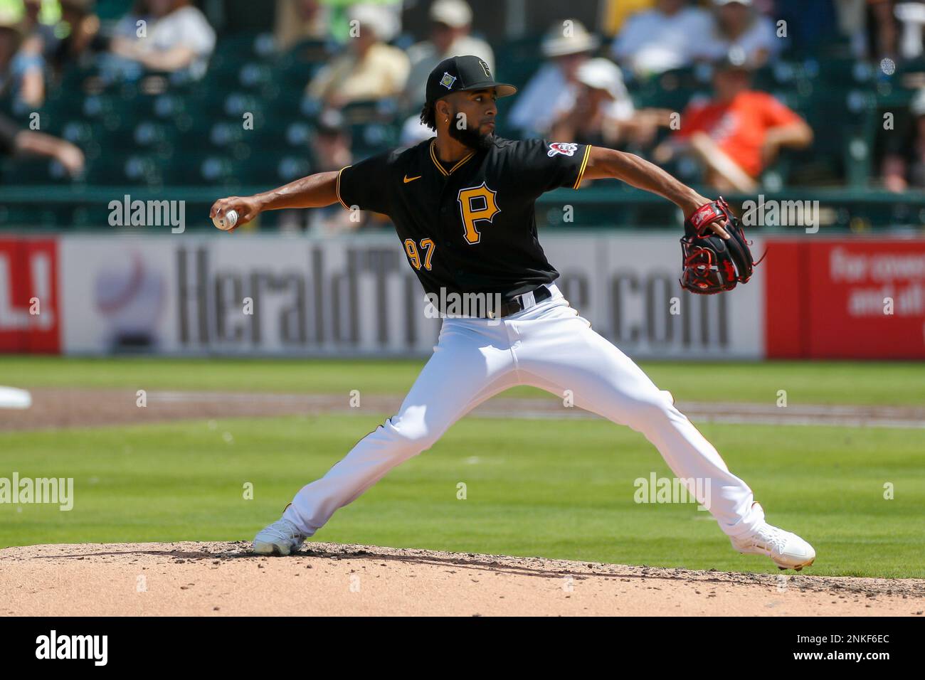 BRADENTON, FL - MARCH 31: Pittsburgh Pirates pitcher Adonis Medina (97 ...