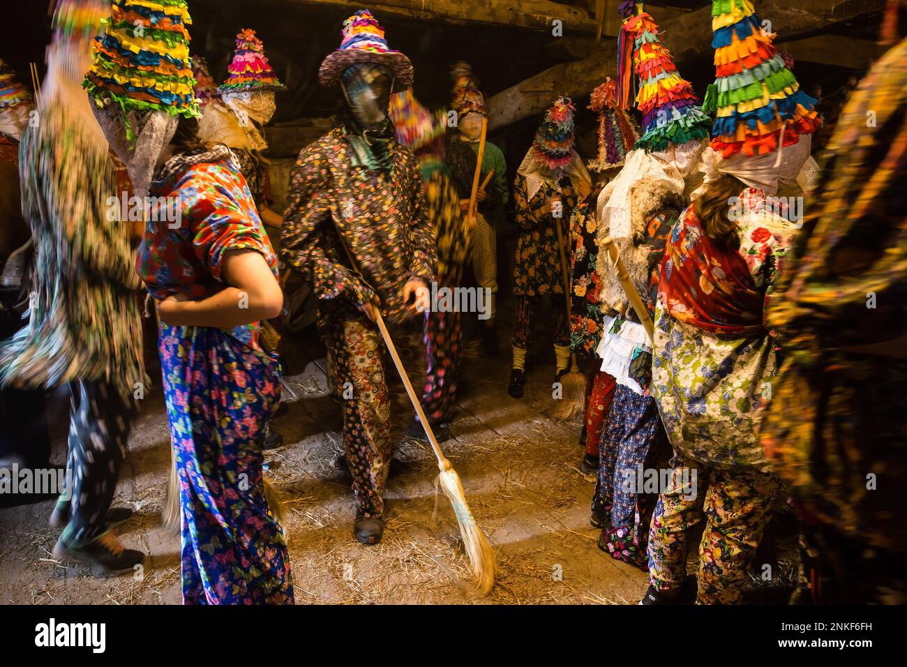 Covered with animal skins hi-res stock photography and images - Alamy